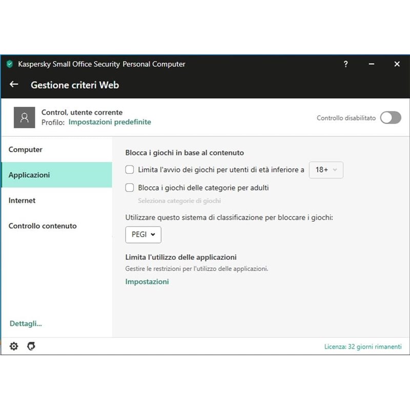 KASPERSKY SMALL OFFICE SECURITY 2024- PC / MAC / ANDROID/ IOS - 5 UTENTI - 1 SERVER - 1 ANNO CN