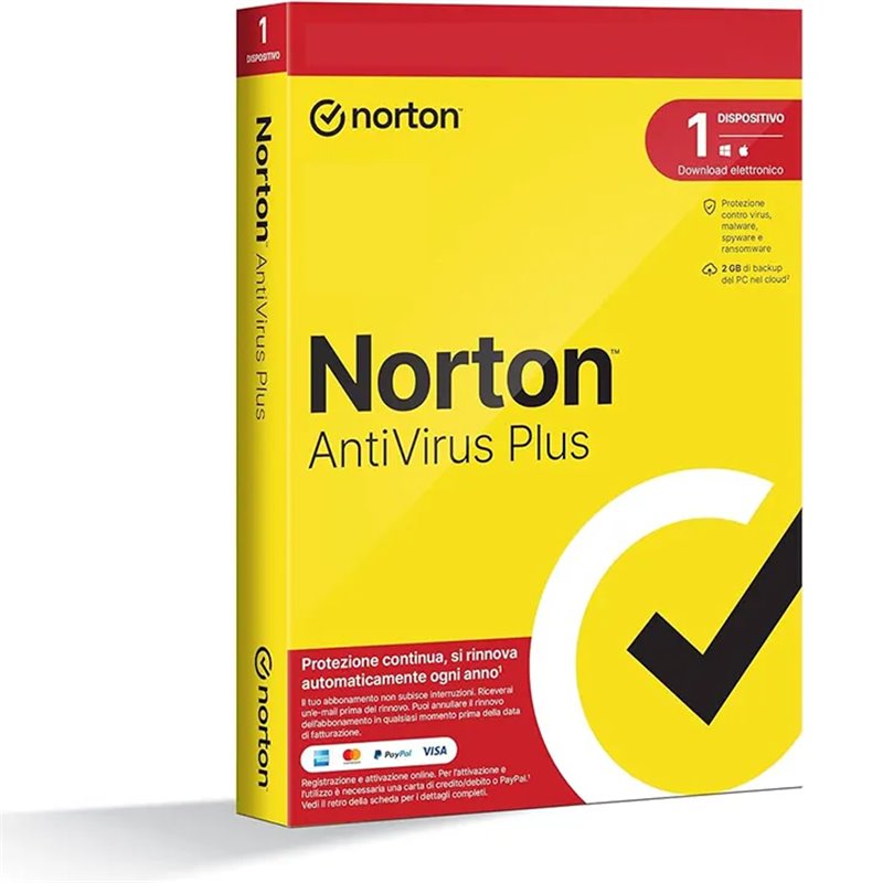 Norton antivirus plus 2019-2025 - PC / MAC 1 ANNO-1 DISPOSITIVO